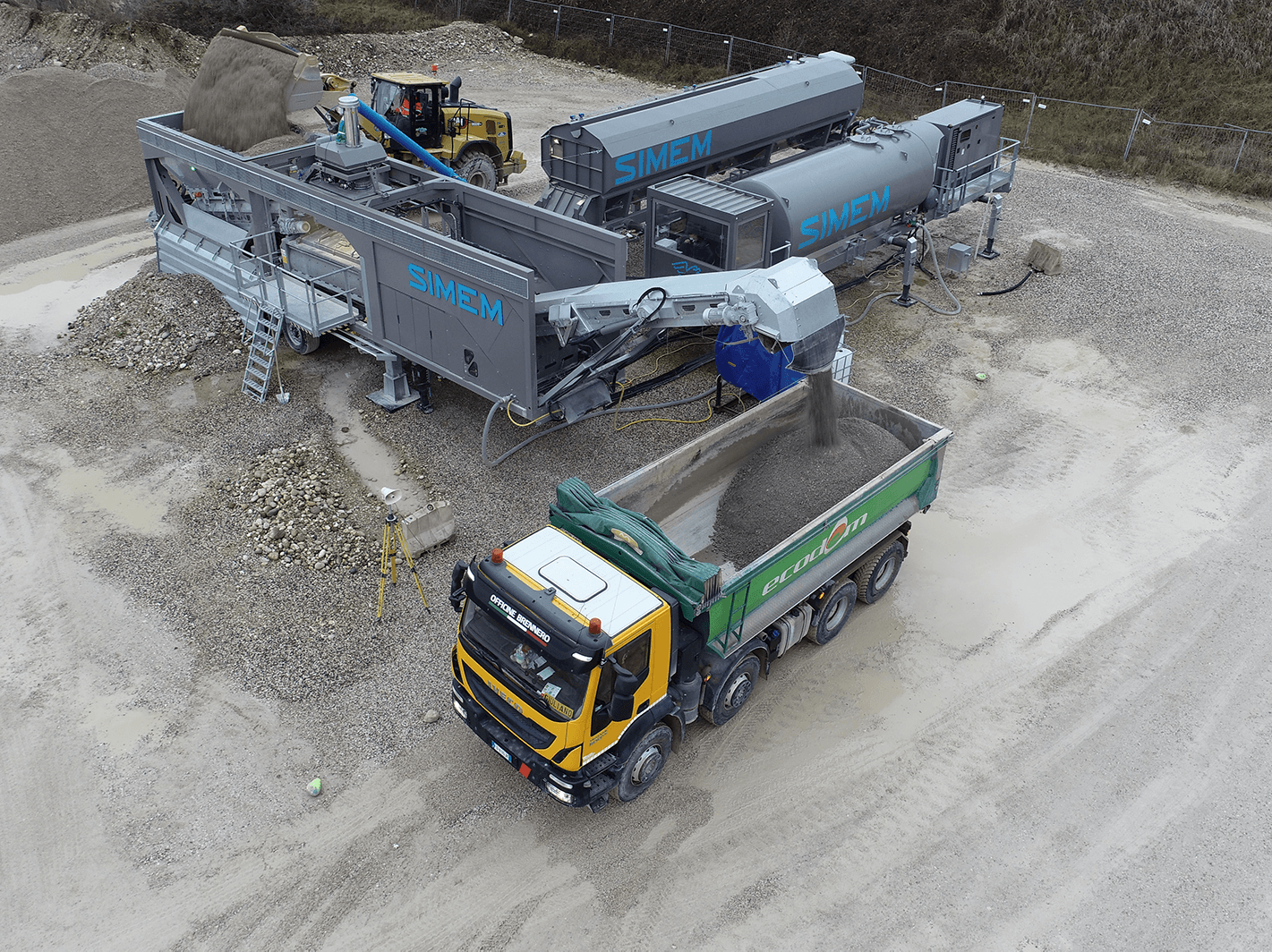 Super Mobile Batching Plant – BISON – Simem